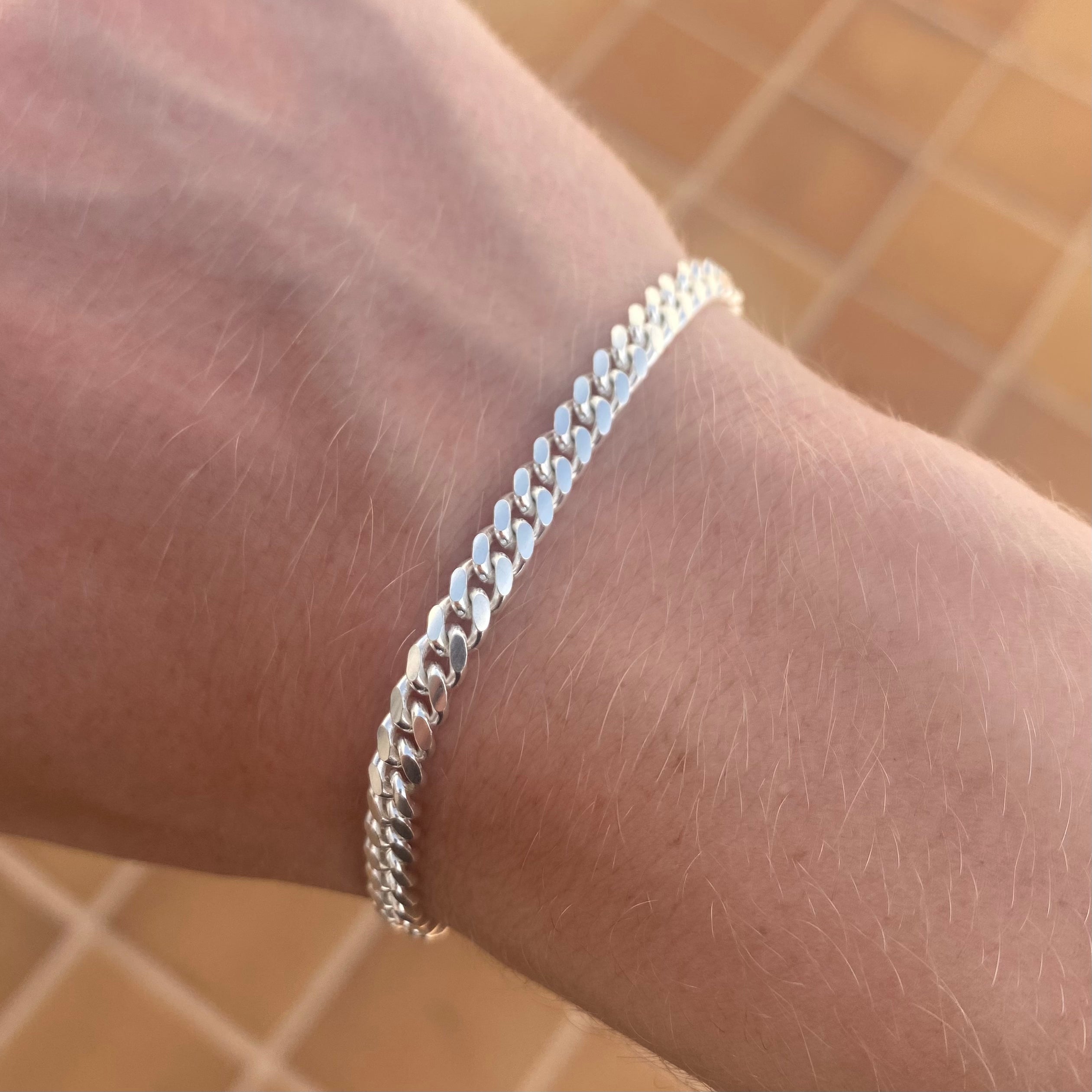 925 Sterling Silver 5mm Cuban Bracelet – Zincello